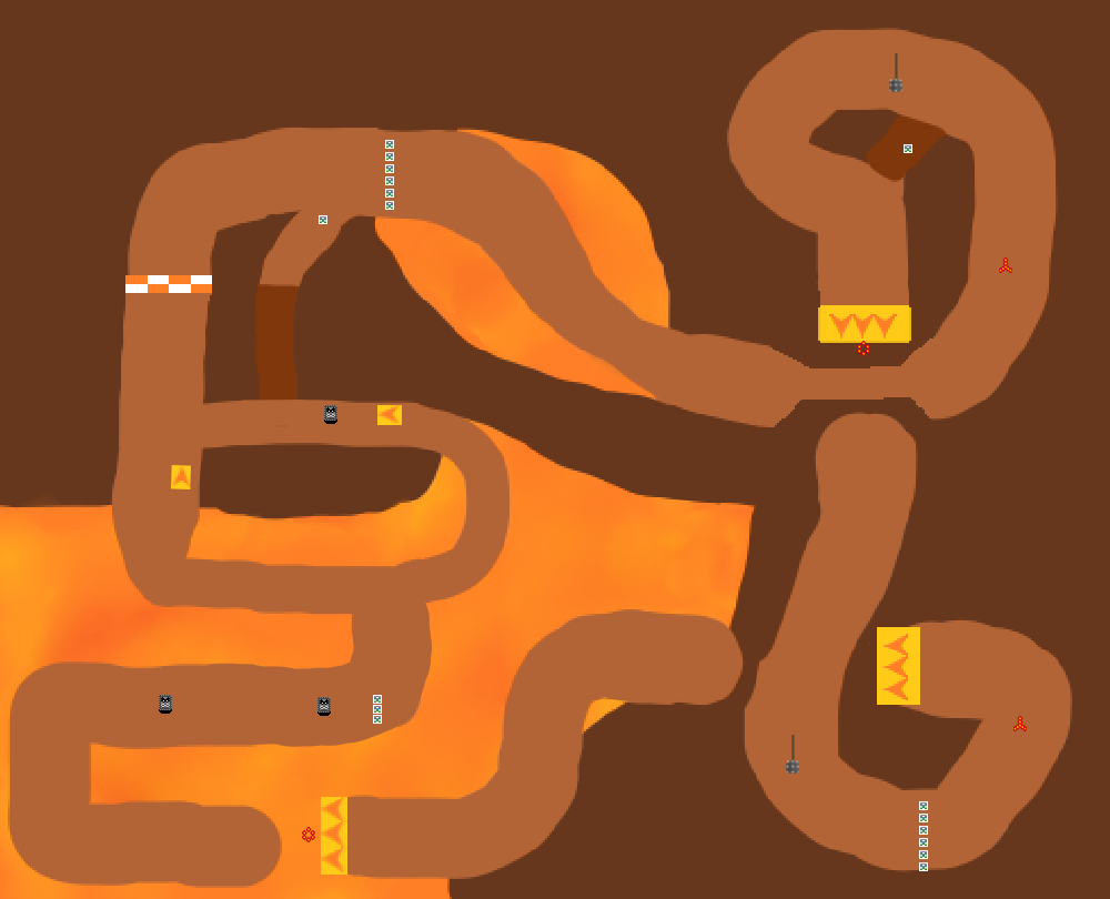 Lava Cave - Mario Kart PC