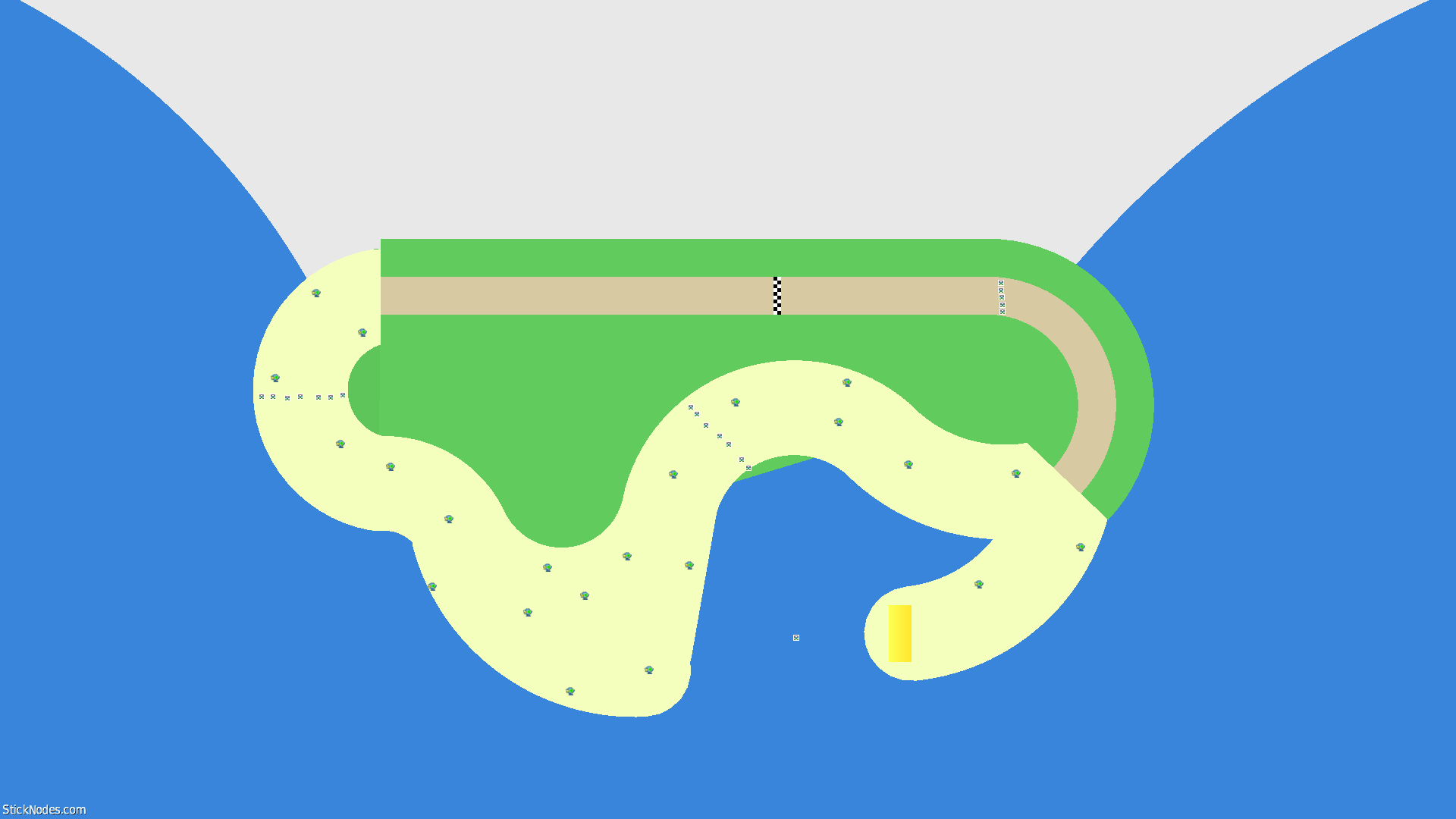 GCN Peach Beach - Mario Kart PC