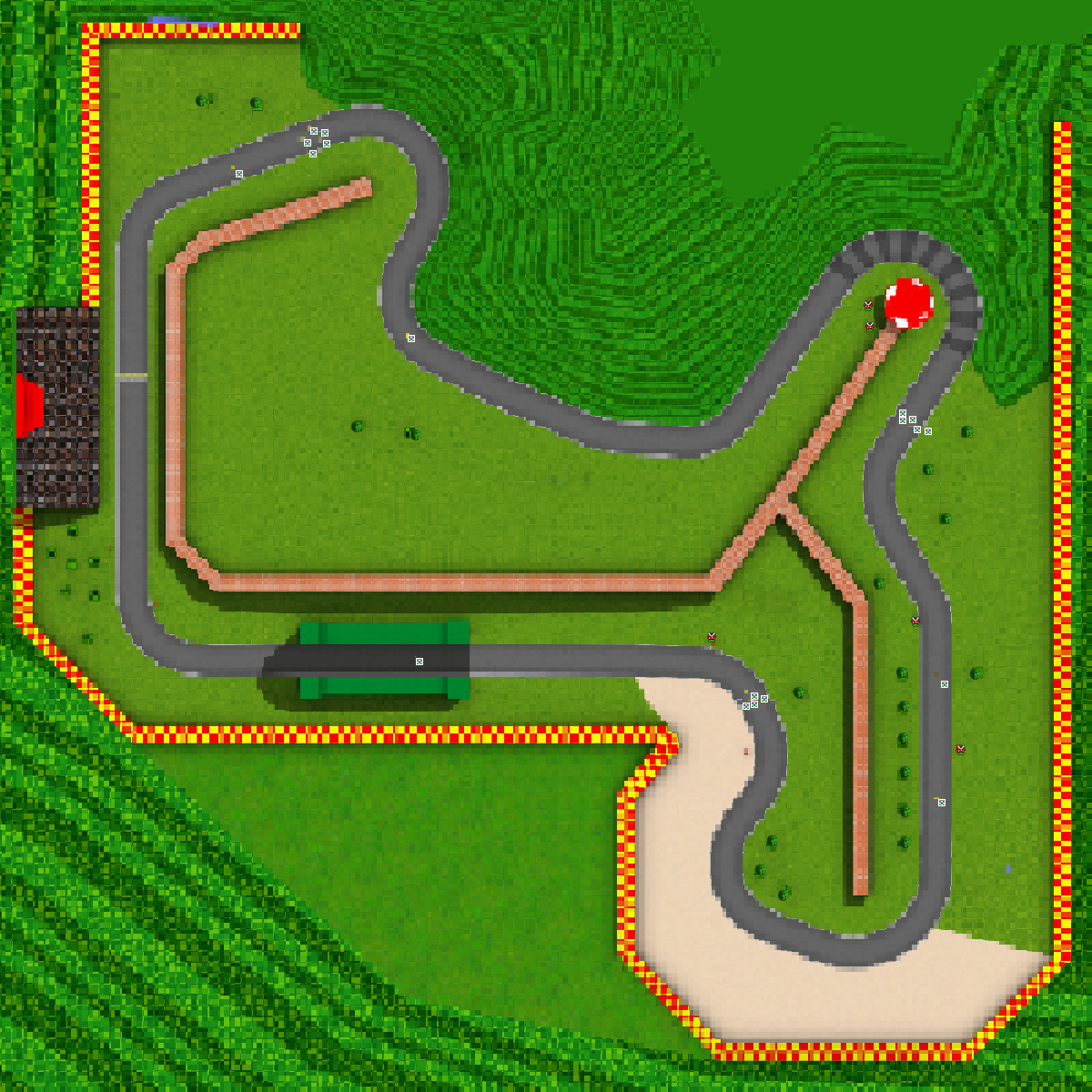 N64 Mario Raceway - Mario Kart PC