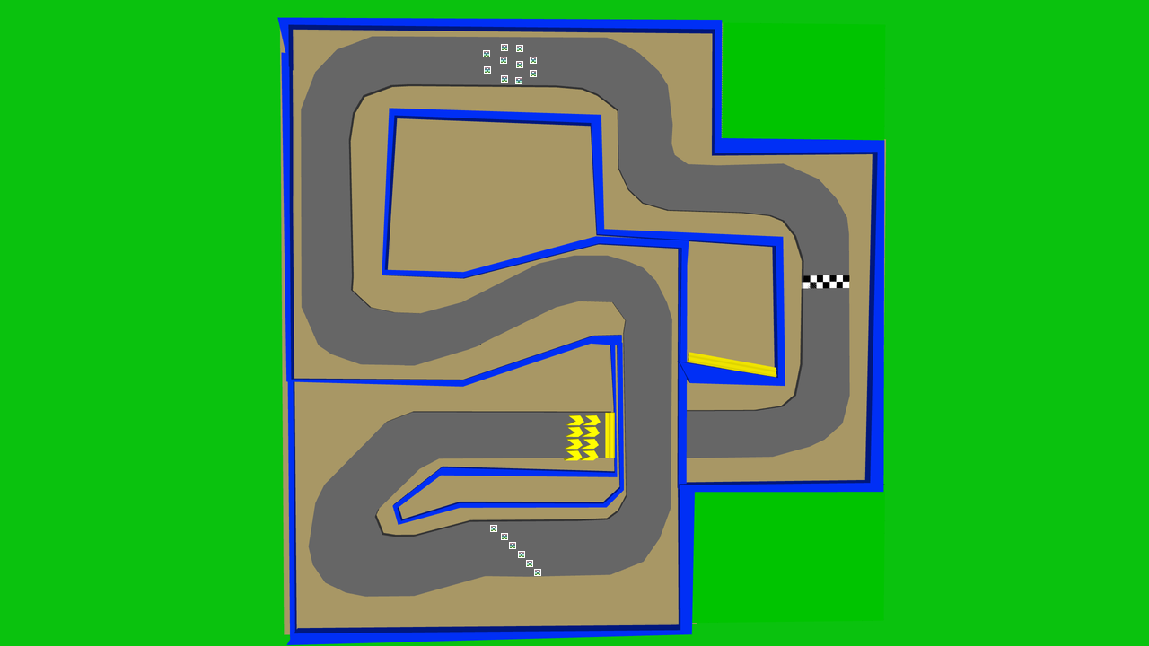 SNES Mario Circuit 2 - Mario Kart PC