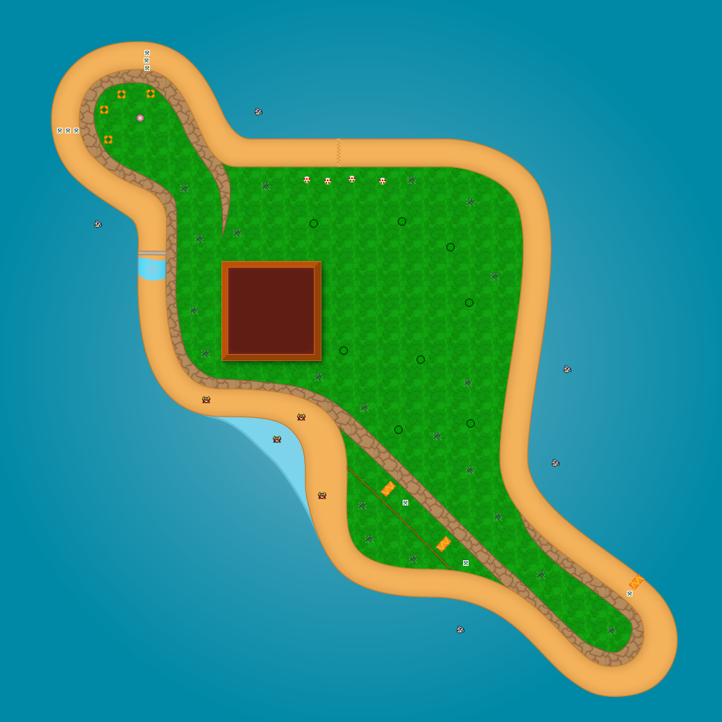 SMW Tropical Beach - Mario Kart PC