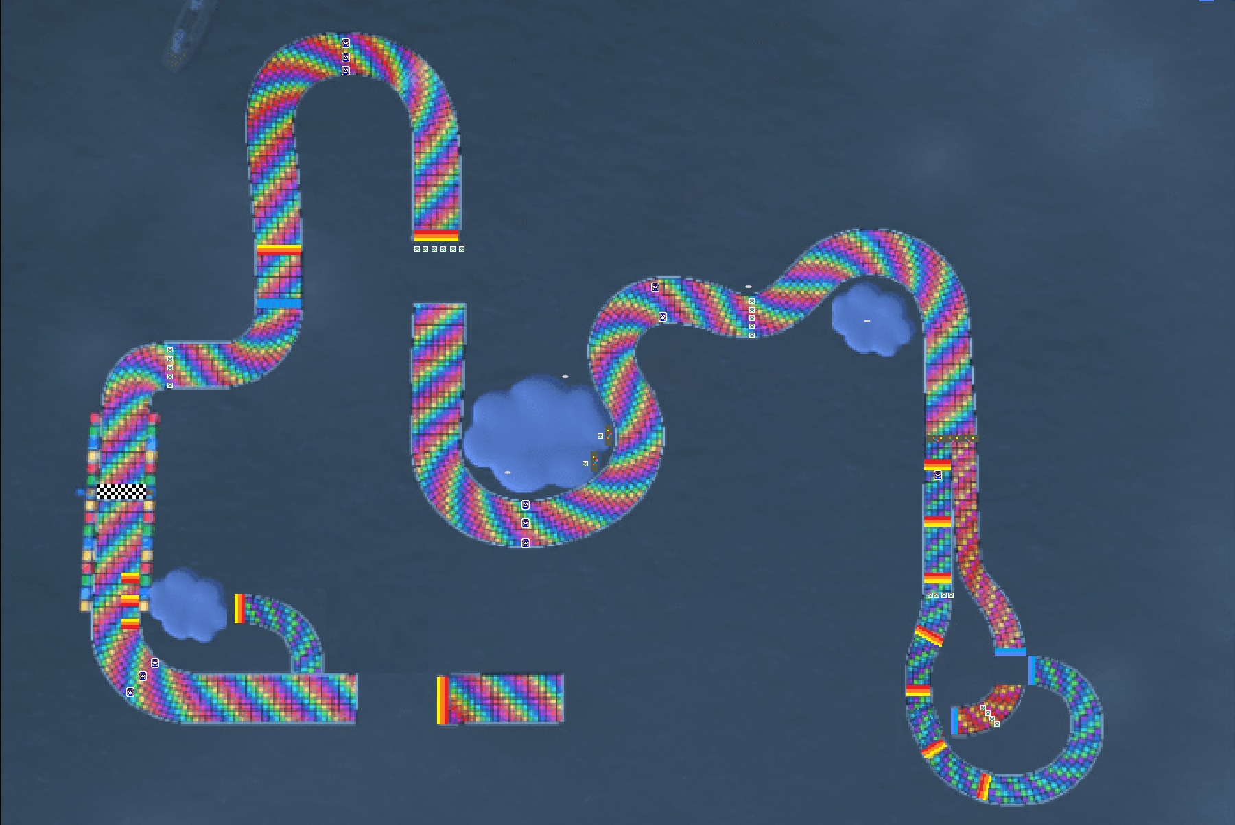 GBA Rainbow Road - Mario Kart PC