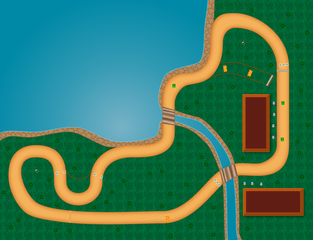 SMW Uganda Forest - Mario Kart PC