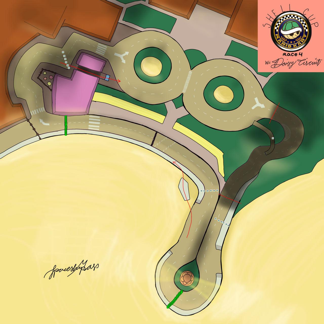 Daisy Circuit Twist - Mario Kart PC