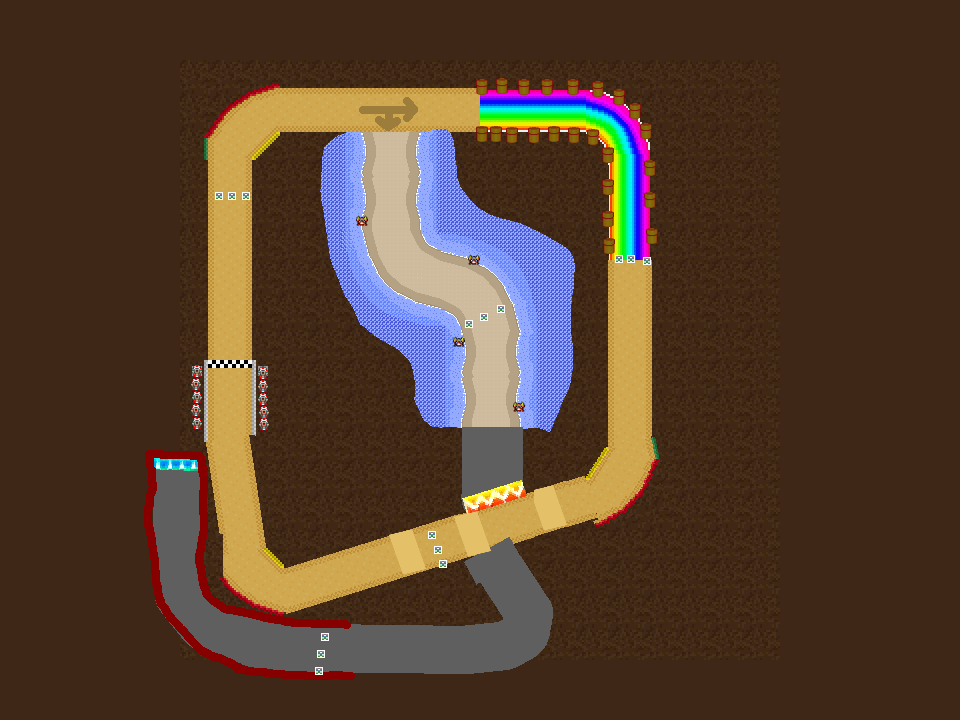 GP Waluigi Stadium Arena - Mario Kart PC