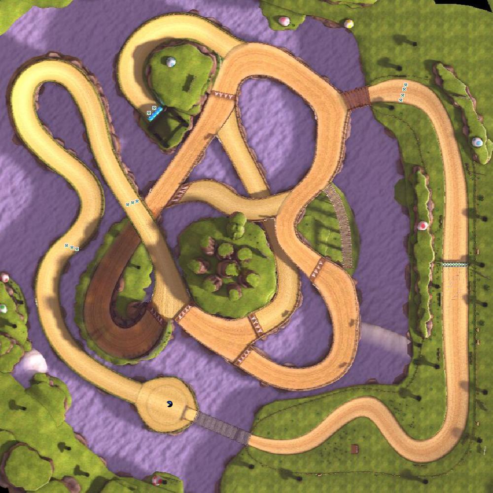 N64 Yoshi Valley - Mario Kart PC