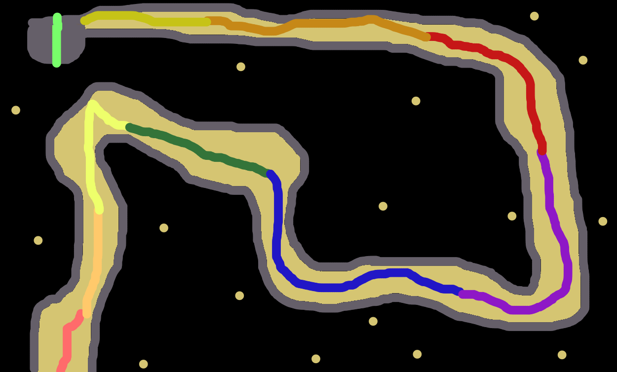 The Summit Of Yoyle Mountain. - Mario Kart PC