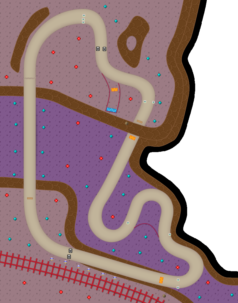 SMW Crystal Cavern - Mario Kart PC