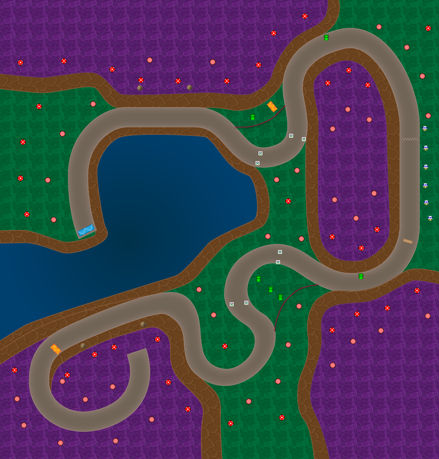 SMW Gloomy Resort - Mario Kart PC