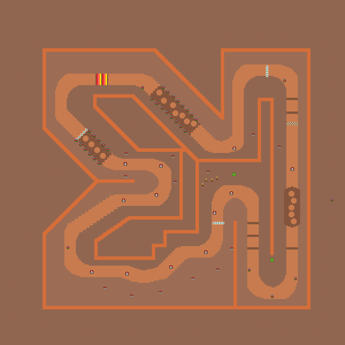 GBA Sunset Wilds - Mario Kart PC