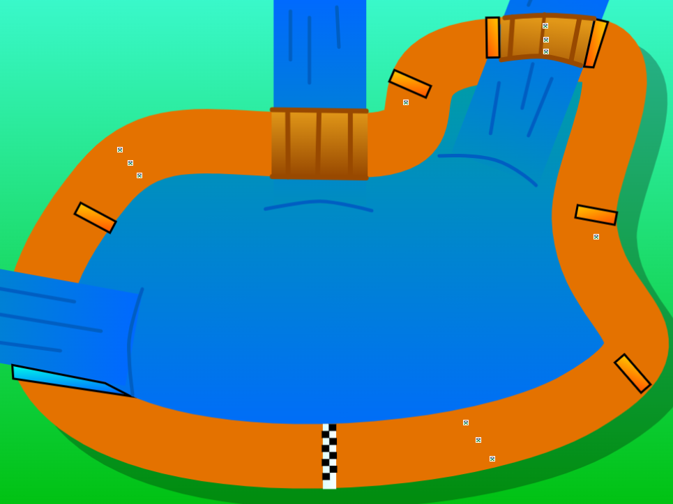 Yoshi Falls Remasterd - Mario Kart PC