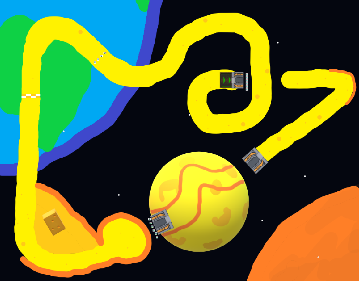 Space Cheese Circuit - Mario Kart PC