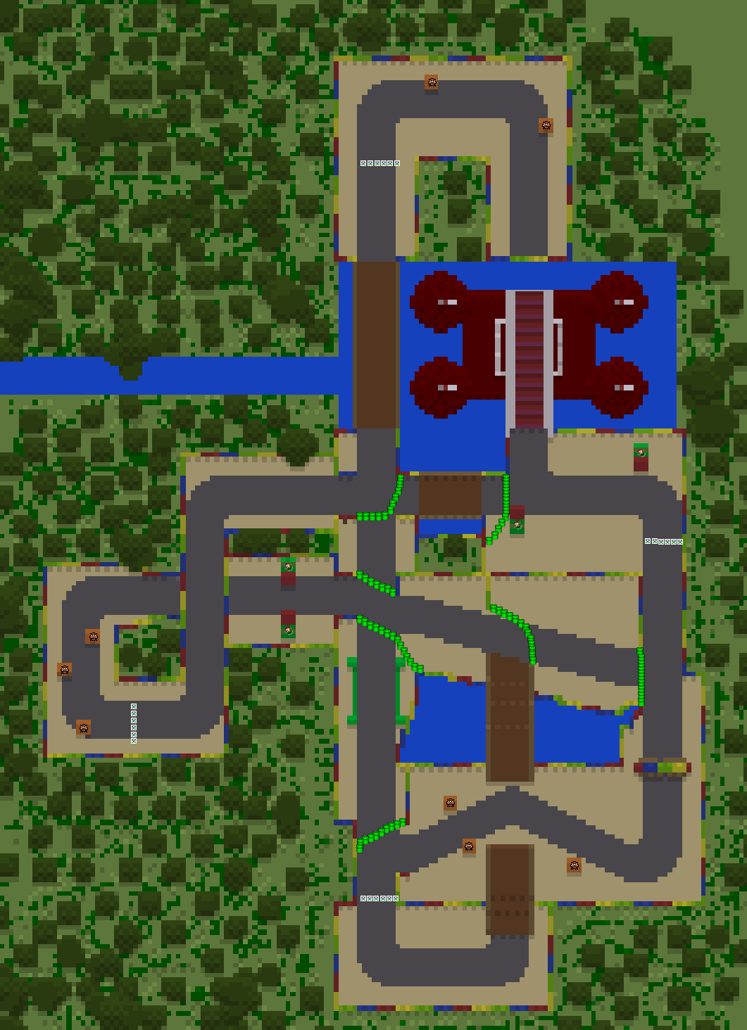 SNES Mario Circuit 1 Revamped VAR5 - Mario Kart PC