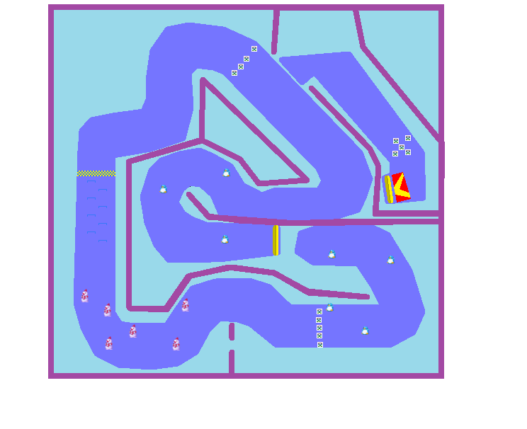GBA Snow Land - Mario Kart PC