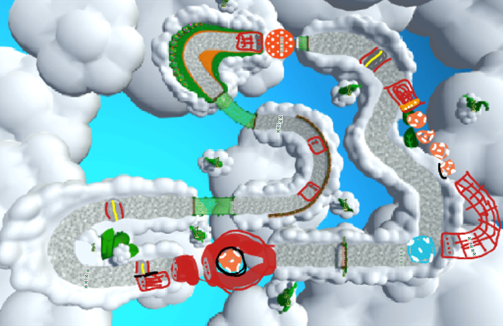 MKT GBA Sky Garden R/T - Mario Kart PC
