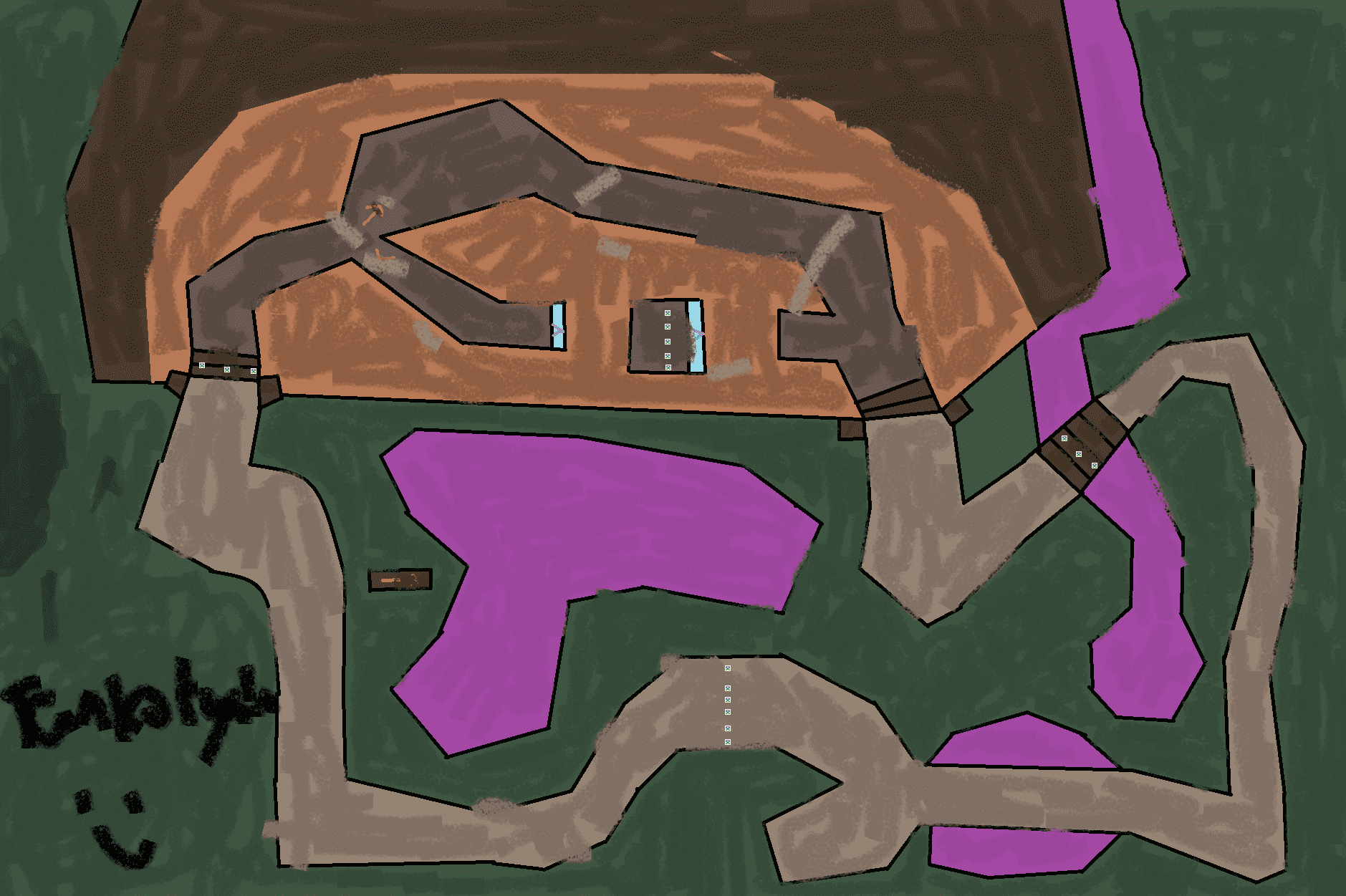 Haunted Hand-Drawn House - Mario Kart PC