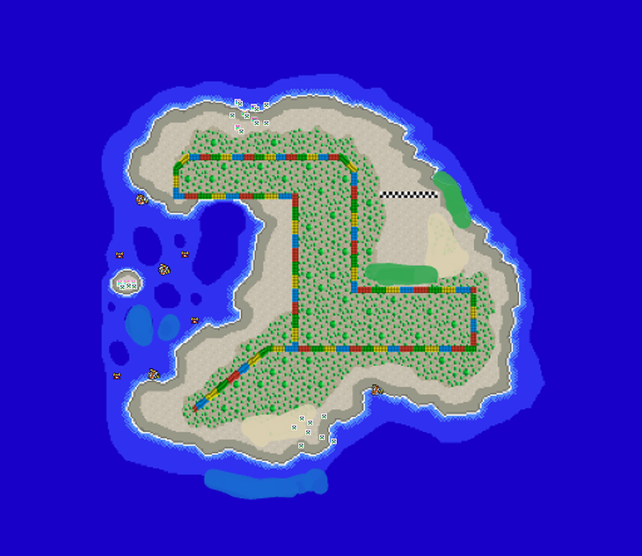 MKT SNES Koopa Beach 2 - Mario Kart PC