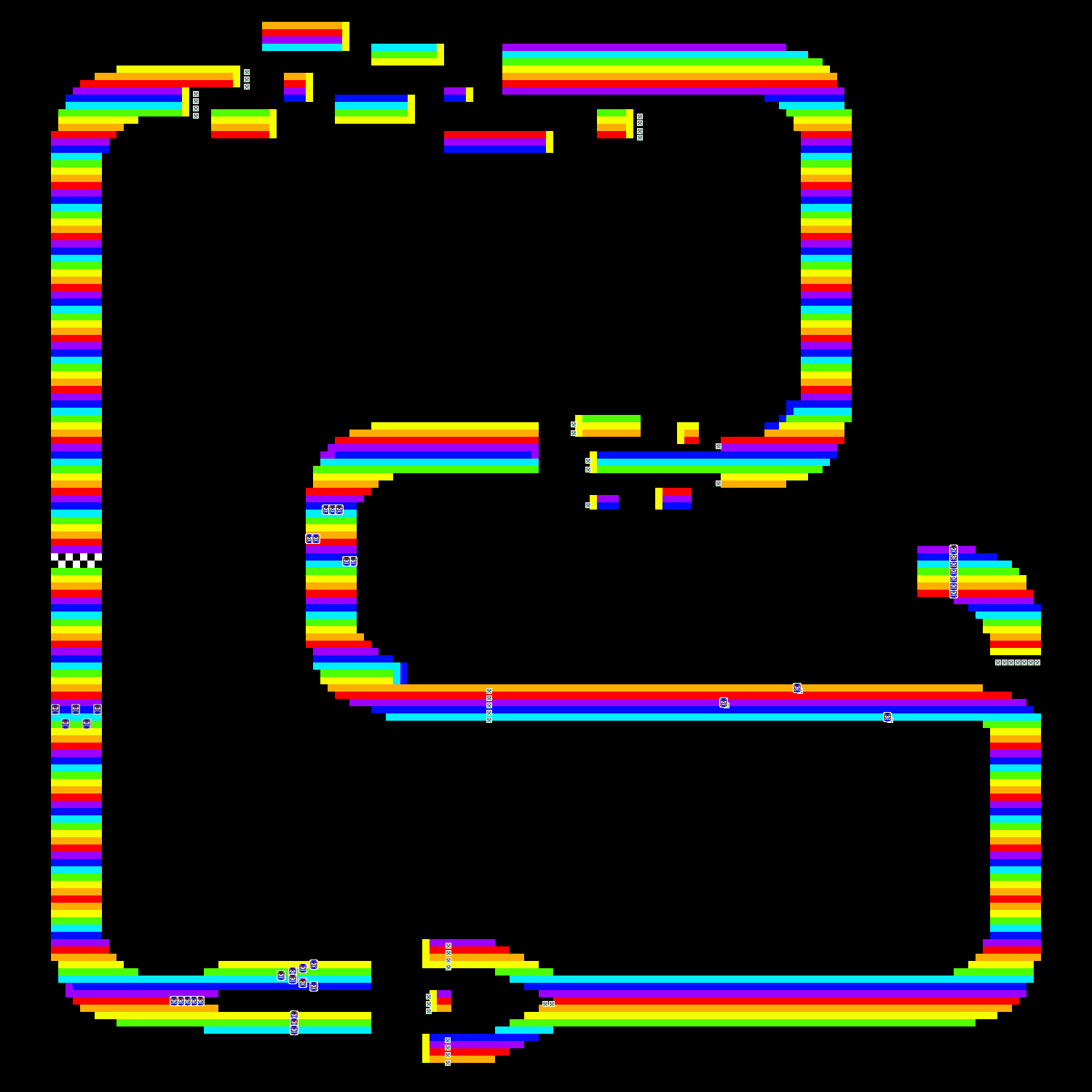 Rambow road - Mario Kart PC