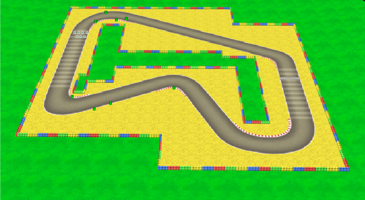 SNES Mario Circuit 1 - Mario Kart PC