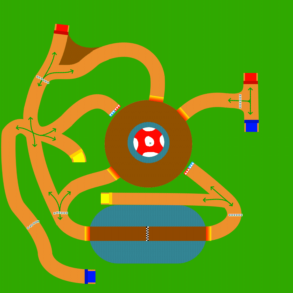 Muddy Forest - Mario Kart PC