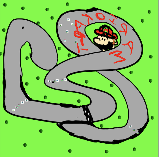 Super Mario Raceway - Mario Kart PC