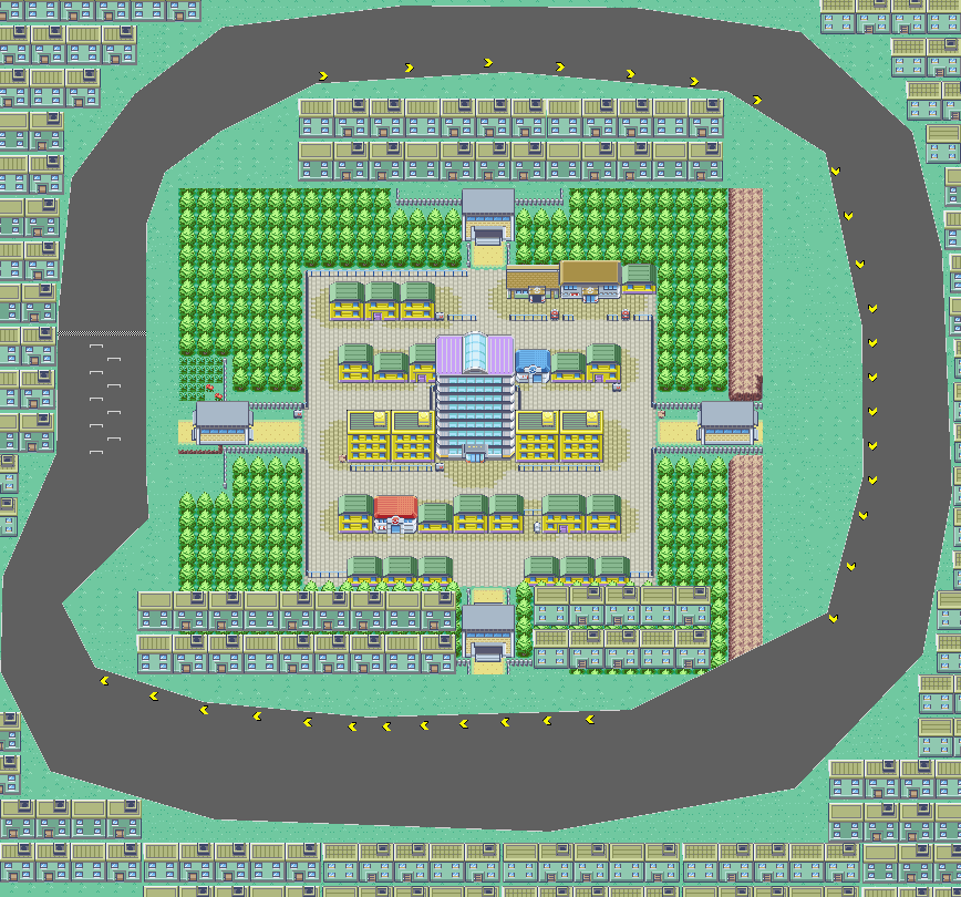 Saffron City - Mario Kart PC