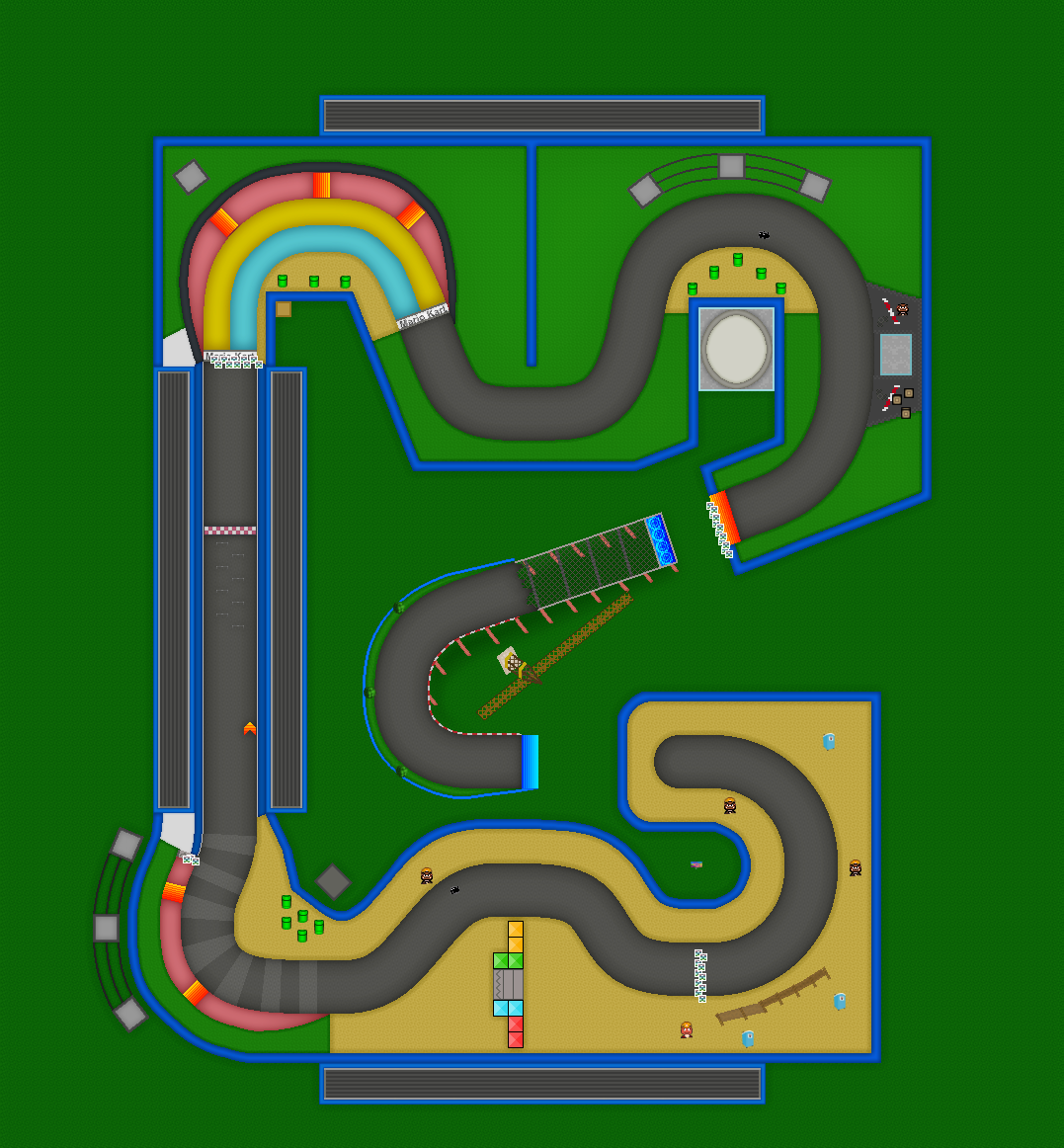 Mario Circuit 3 80s model - Mario Kart PC