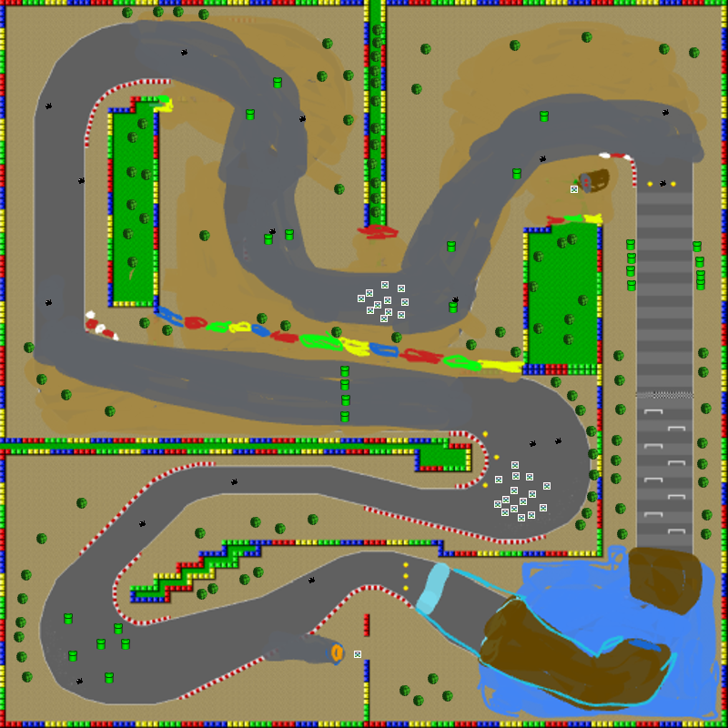 Wii U SNES Mario Circuit 4 - Mario Kart PC