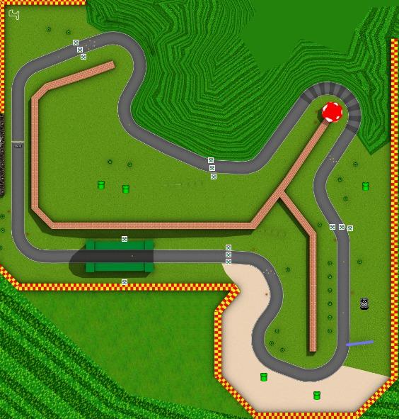 N64 Mario Raceway - Mario Kart PC