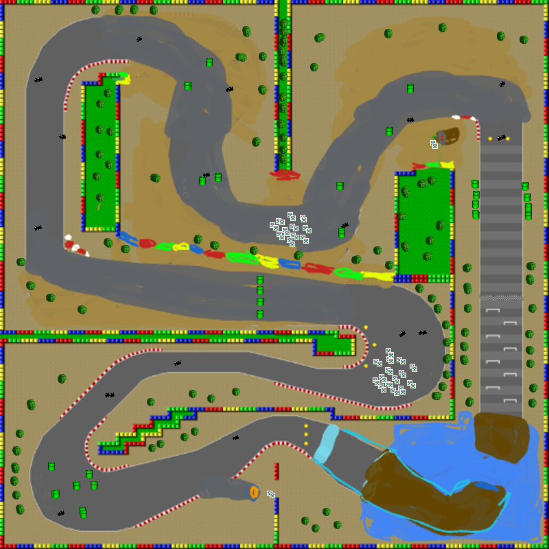 Wii U SNES Circuit Mario 4 - Mario Kart PC