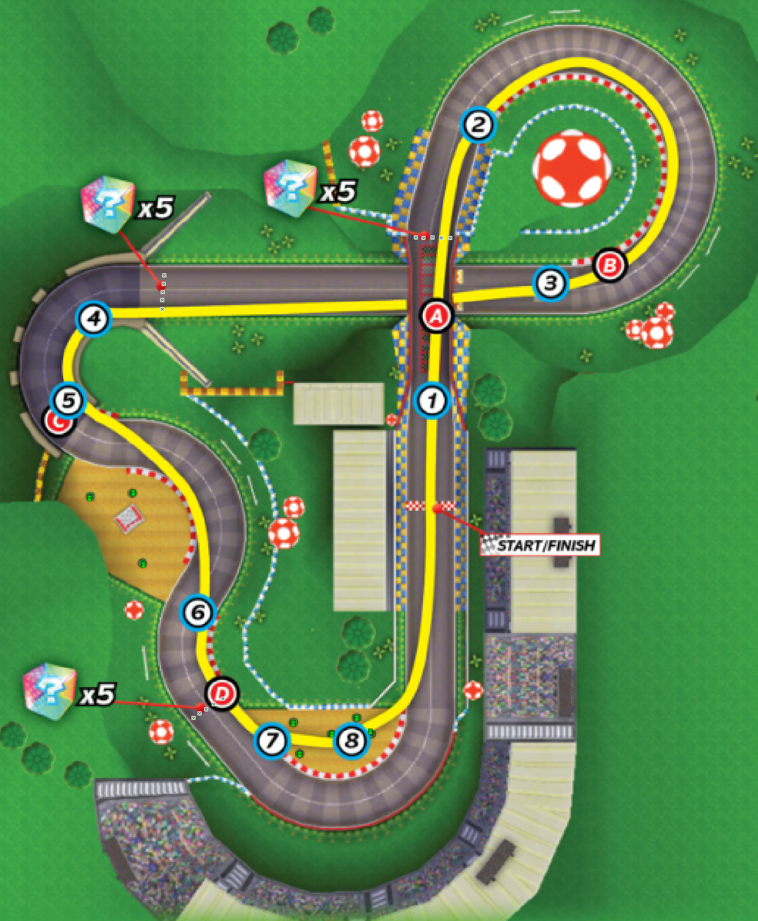 3DS toad circuit - Mario Kart PC