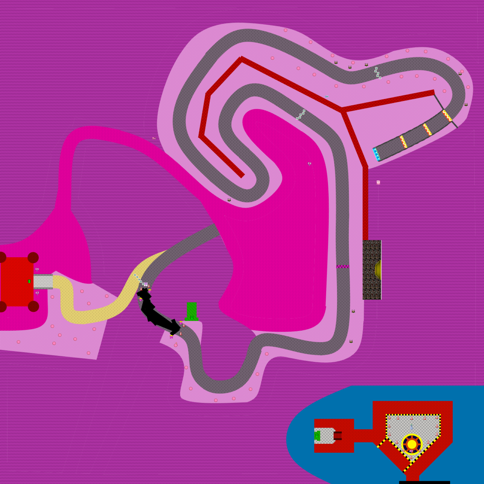 N64 Royal Raceway - Mario Kart PC