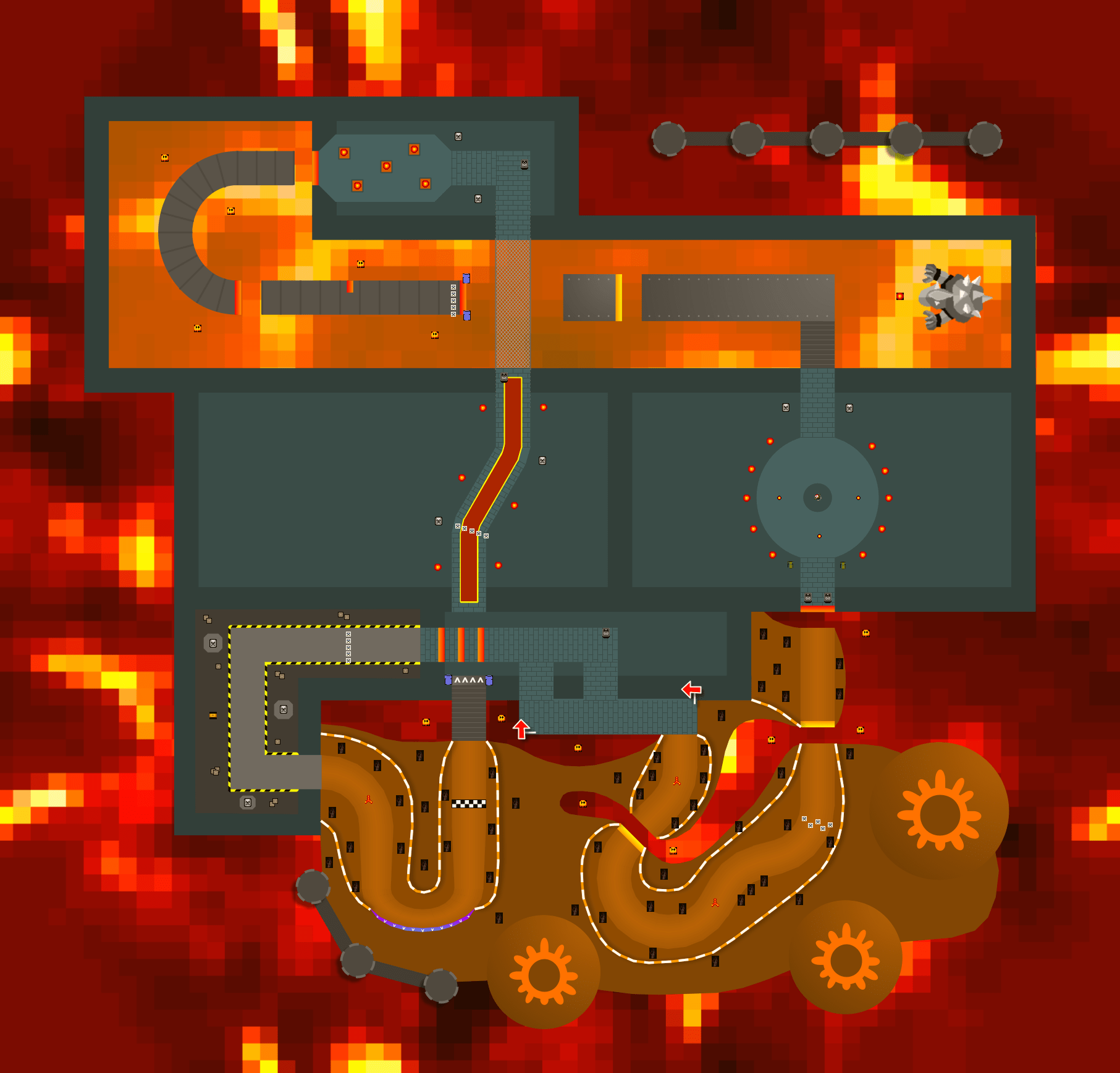 Mudky Castle - Mario Kart PC