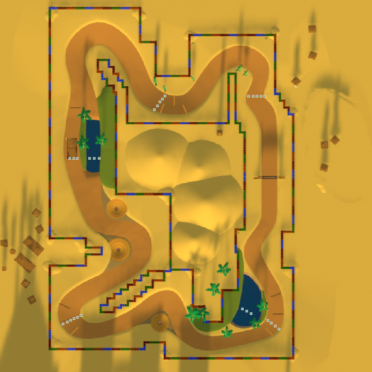 GBA Yoshi Desert (MKT) - Mario Kart PC