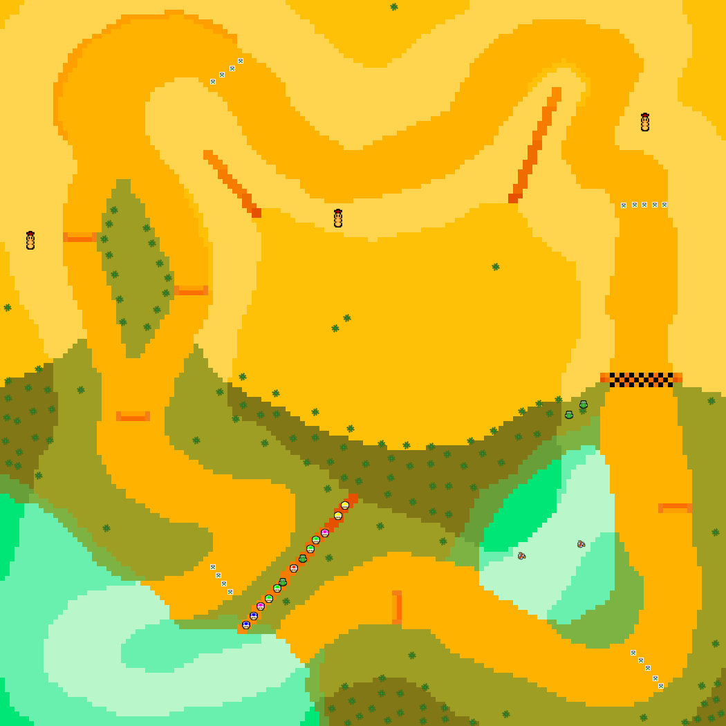 GBA Yoshi Desert - Mario Kart PC