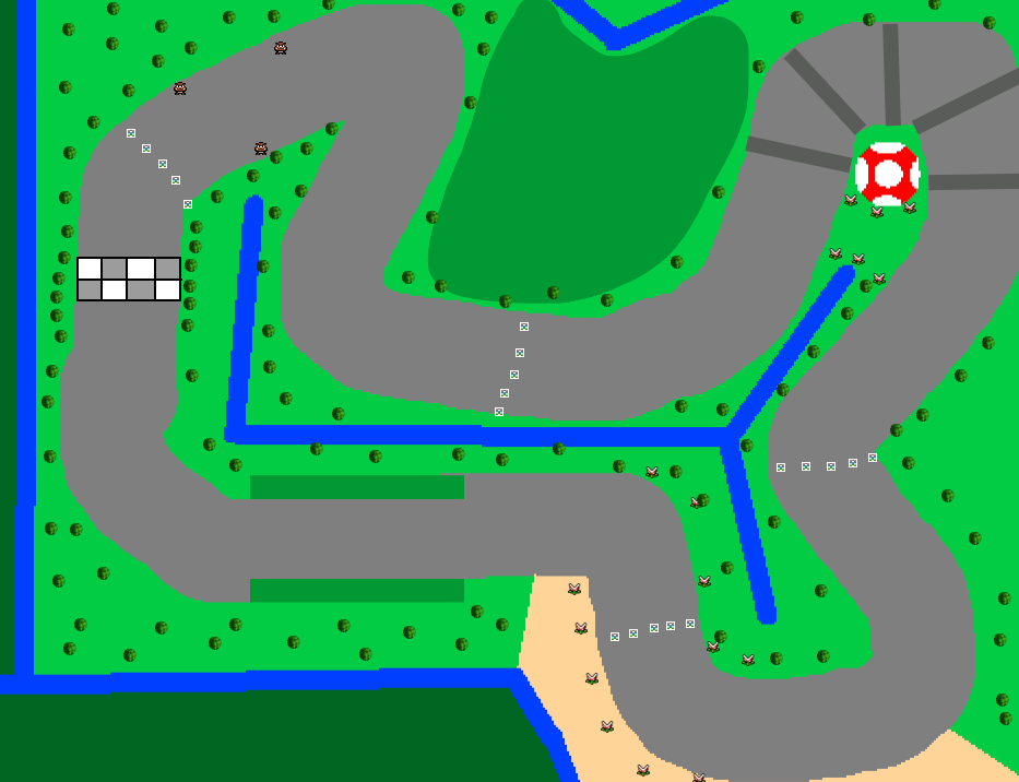 N64 Mario Raceway - Mario Kart PC