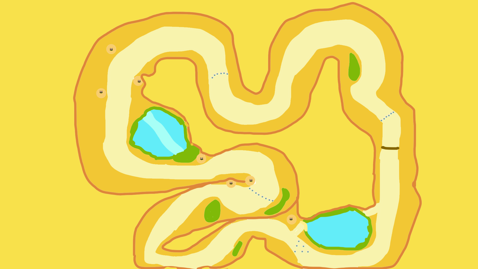 GBA Yoshi Desert - Mario Kart PC