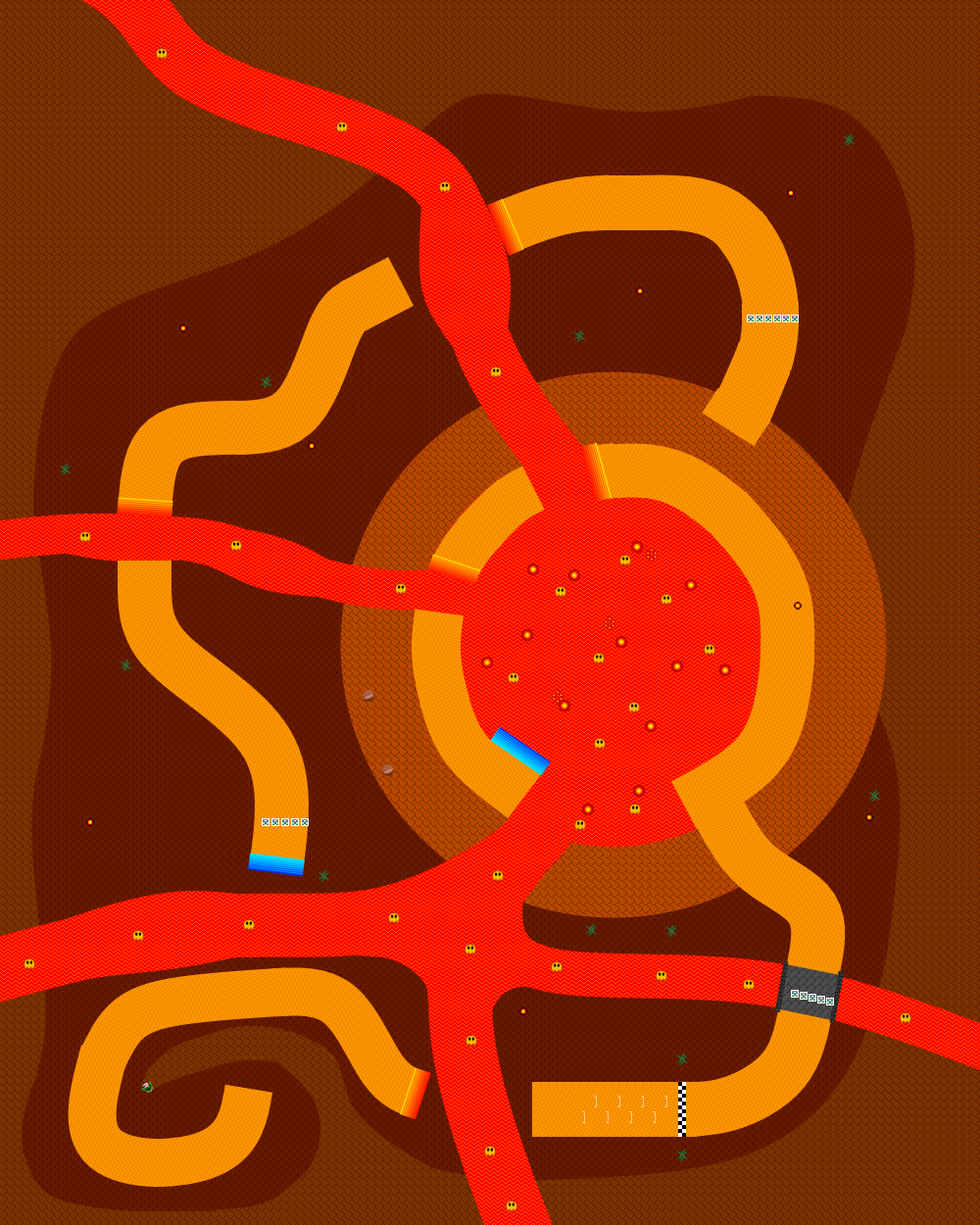 Burning Volcano - Mario Kart PC